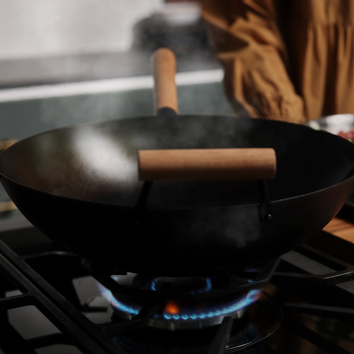 MAKO Black Steel Wok Kit | Designed by Marion's Kitchen | CookDineHost